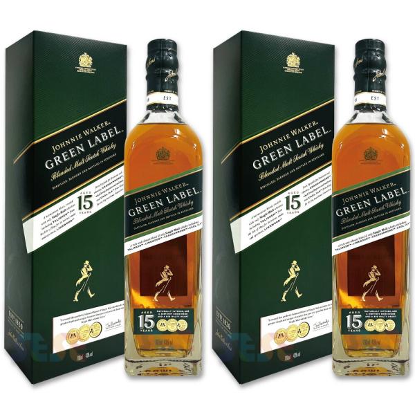 ジョニーウォーカー グリーンラベル 15年Johnny Walker Green Label 15 Yearsキーモルトであるカリラ・クラガンモア・タリスカー・リンクウッドをはじめ、 15年以上熟成のモルト原酒のみをブレンド爽やかな草の香り...