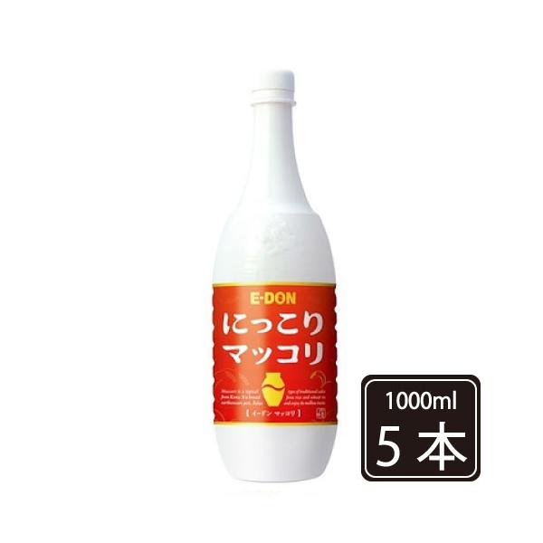 ■ 商品名：『二東』マッコリPET● 原産地 :　韓国● 主な原料 :　白米80%、小麦粉20% ● 内容量 : 1000ml - 5個● アルコール度数 :　6度● 味の程度　:　★★★☆☆● 保存方法 : 冷蔵保存● 商品説明風光明媚な...