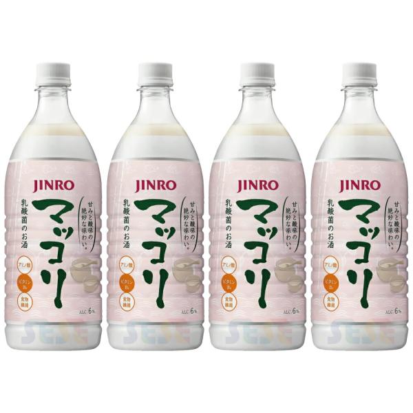 甘みと酸味が絶妙な味わい。韓国伝統の乳酸菌のお酒 JINRO マッコリ内容量 : 1000ml(1本当たり)種類 : リキュールアルコール分 : 6%原材料 : 小麦粉、米、小麦麹、オリゴ糖、甘味料原産国 : 韓国賞味期限 : 別途表記保存...