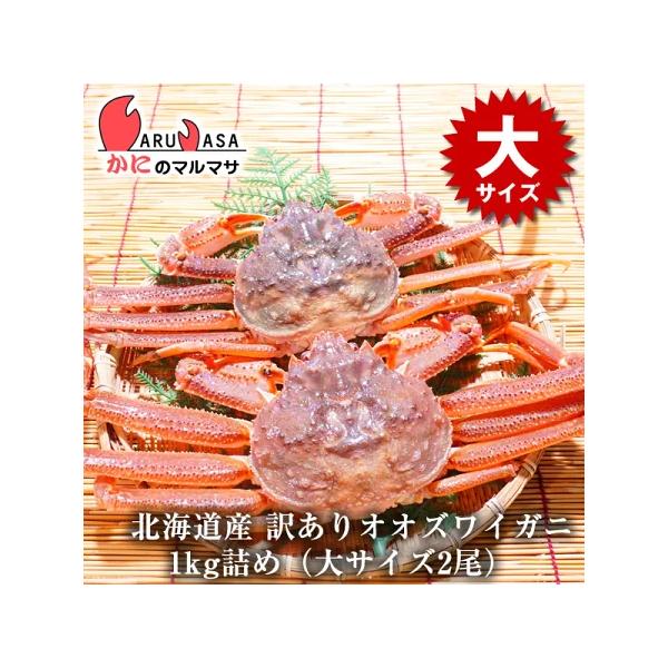 あすつく対応・翌日配達品！今、話題のオオズワイガニ！身が甘くて蟹みそが旨いのが特徴です。ぜひ、お試しください。活ガニでのお届けをご希望された方には、調理レシピと当店特製のオリジナル自然塩をサービスいたします。またボイルを希望された方は、当店...