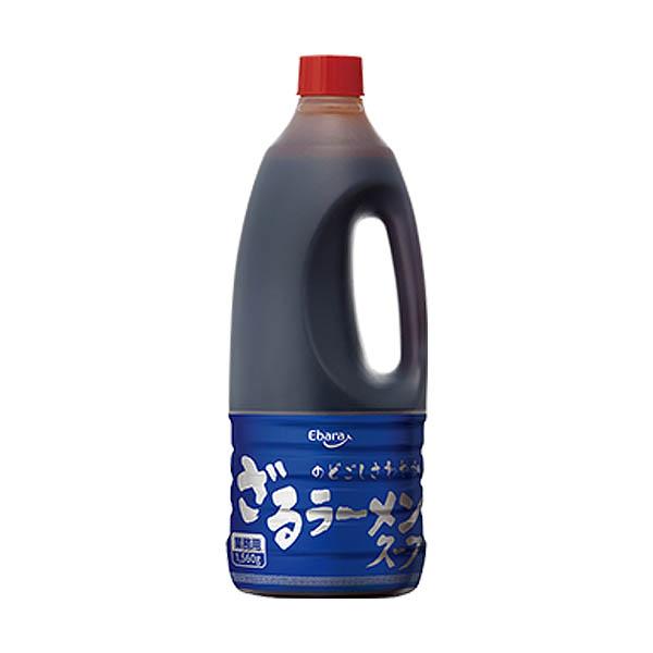 本醸造醤油に和風だし（さば節、煮干し、かつお節）の旨味と昆布の風味を加えた、ざるそば感覚でさわやかなのどごしが楽しめる「ざるラーメンスープ」です。【内容量：１５６０ｇ／普通便】