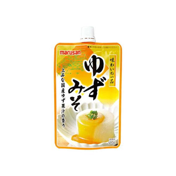 いつもの素材、旬の素材をおいしく味付けできる調味みそです。ほんのり甘い京風白みそと信州系米みそをブレンドし、上品な香りの国産ゆず果汁をほどよく加えた、風味豊かなゆずみそです。内容量：１２０ｇ【普通便】