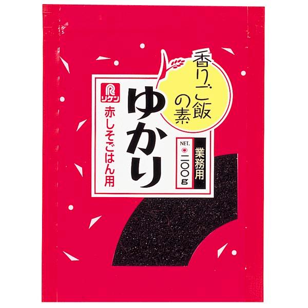 赤しそを梅酢に漬け込み、さわやかな梅しその香りと風味をほどよく効かせた、彩り鮮やかな赤しそご飯ができます。また白飯にそのままふりかけてもご利用いただけます。【内容量：２００ｇ／普通便】