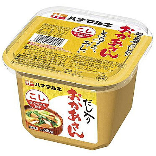 淡色米みそに鰹と昆布のだしを加え、すっきりとした味わいの中にもうま味とコクをプラスし、溶けやすく仕上げただし入りみそです。　内容量：６５０ｇ　【普通便】