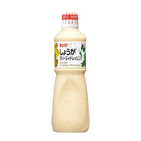 しょうがの香味が効いた、素材にしっかりからむクリーミィタイプのドレッシングです。みそを配合したコクのある味わいで、さまざまなメニューにご使用いただけます。内容量：１０００ｍｌ（１リットル）