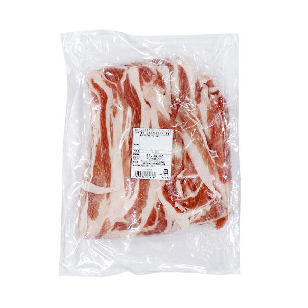 豚かぶりは、ロースにかぶさっている背肉の一部です。　脂少なめのヘルシーな肉で、豚肉本来の旨みを感じることができます。１．３ｍｍスライスずみなので、いろんな料理にご利用いただけます。内容量：１ｋｇ（１．３ｍｍスライス）【冷凍】