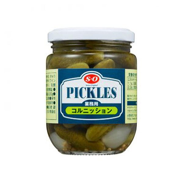 歯切れの良い極小キュウリを使用したサワータイプのピクルス。そのままオードブルやサラダに。内容量：２３０ｇ瓶詰【普通便】