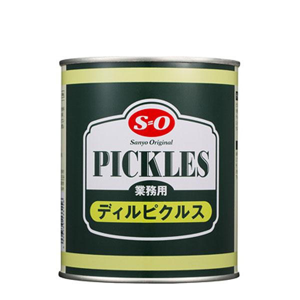 ピクルス専用きゅうりをディルハーブが爽やかな、甘くないすっきりタイプのピクルスにしました。内容量：８００ｇ（２号缶）【普通便】