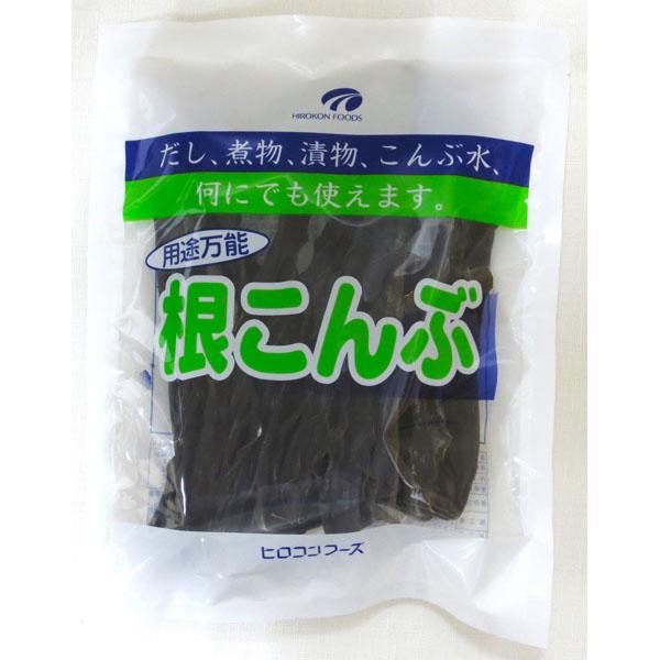 北海道産の厳選された根こんぶ（昆布の成長点である、根元の部分）を贅沢に使用した徳用サイズの商品です。厚みがあり、だしも取れる為、煮しめ料理や汁物に最適です。また、根こんぶ水としてもご利用いただけます。　内容量：７０ｇ　【普通便】