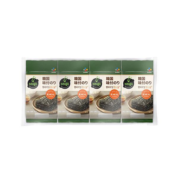 厳選された本場韓国産のりを使用。ほどよい塩味とごま油の香ばしさが特長の韓国味付けのり！子供から大人まで楽しめます。個包装（８枚入り）で食べやすいです。また塩加減も丁度よく、パリパリとした歯ごたえで　ご飯もすすみます。内容量：８枚入×８袋セッ...