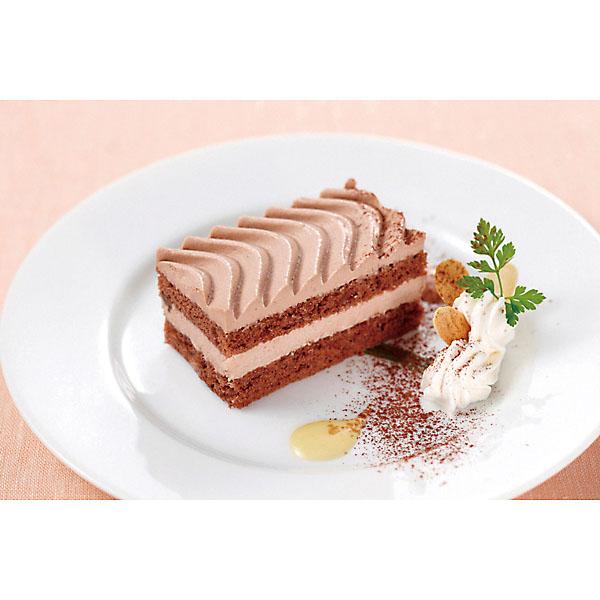 お好きなサイズにカットしてご使用いただけるケーキです。クーベルチュールチョコレートを使用した本格的なチョコクリームにチョコチップを合わせココアスポンジでサンドしました。内容量：３４０ｇ【冷凍】ケーキ　チョコレート