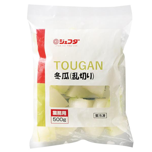 使いやすい大きさにカットし、新鮮な風味をそのままに加工いたしました。鍋にだし汁、砂糖、みりんを加え、ひと煮立ちさせ、凍ったままの冬瓜を弱火で煮込んだあと、だしのしみこみ具合を見てお召し上がりください。【内容量：５００ｇ／冷凍便】