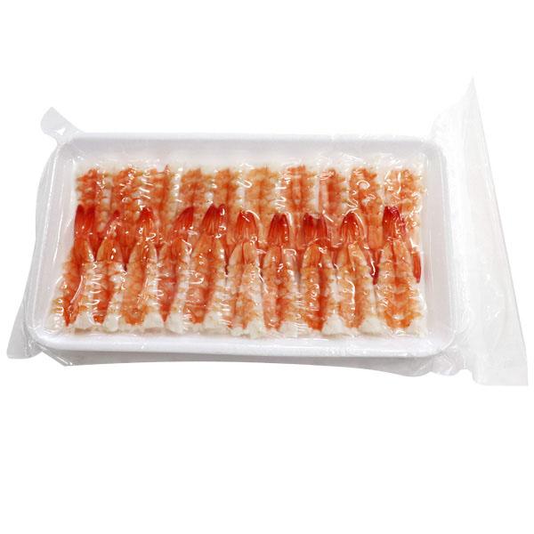 ベトナムで養殖されたバナメイ海老を厳選し、極洋独自製法により、えびの旨みが凝縮されています。寿司ネタの定番です！【内容量：９０ｇ（２０尾入）／冷凍便】