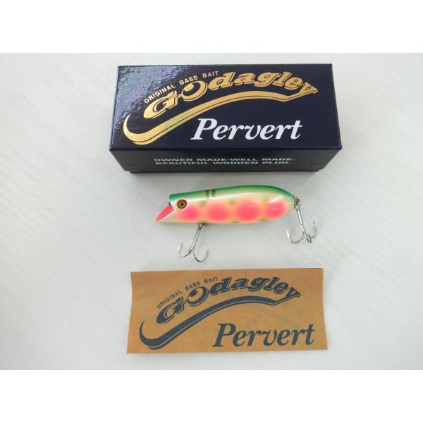 写真は１例になります。デッドストック品です。デッドストック品の為、箱やルアーにキズやいたみがある物もございます。ご了承ください。ロッドティップを軽くあおるとその場でテーブルターン、少し強くあおると軽快なポップサウンド、リトリーブすると水面下...