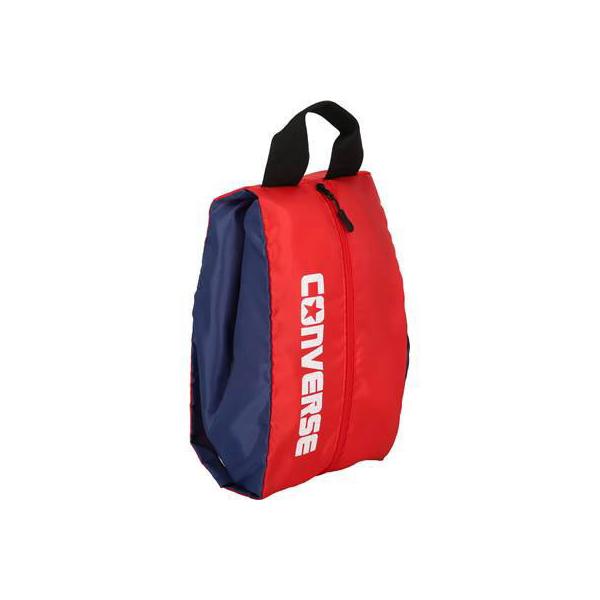 ※店頭在庫品■メーカーコンバース（CONVERSE）■品番C2363097■品名シューズケース S■カラー(6429)レッド×ネイビー■サイズ横17×縦31×奥行10cmシューズ1組収納可能■品質・素材ポリエステル■特徴コンバースを象徴する...