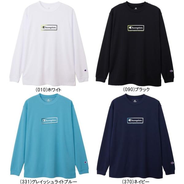 ※店頭在庫品■メーカーチャンピオン（CHAMPION）■品番C3-CB426■品名バスケット ロングスリーブ Tシャツ 長袖■カラー(010)ホワイト(090)ブラック(331)グレイッシュライトブルー(370)ネイビー■サイズ(M)身長1...