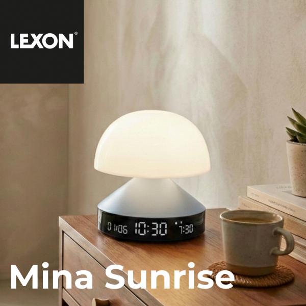 Mina Sunriseは、日の出と日の入りの効果、アラームクロック、そして多色ライトの3つの機能を備えたランプです。徐々に明るくなる日の出シミュレーターと、希望の時間に自然の音を組み合わせることで、穏やかに目を覚ますことができ、日の入り機...