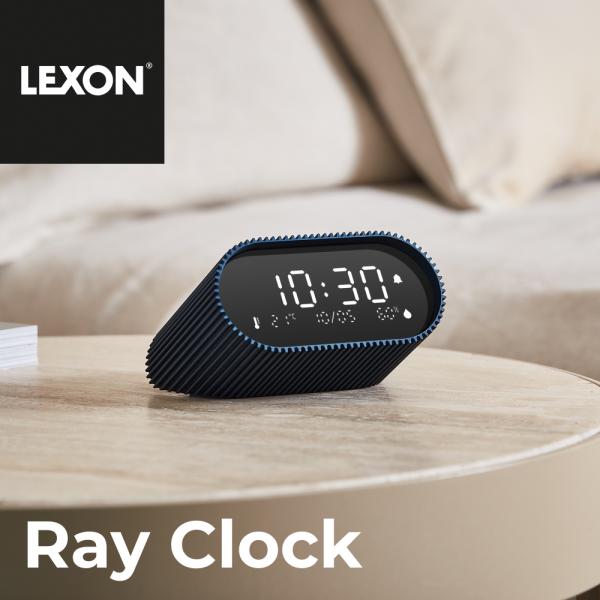 Ray Clockアラームクロックは、やさしい目覚めと穏やかな夜に欠かせないパートナー。ピュアブラックのVA液晶画面で常に見やすく、温度や湿度センサーも搭載。日々の快適な生活に役立つ情報を手軽に確認できます。