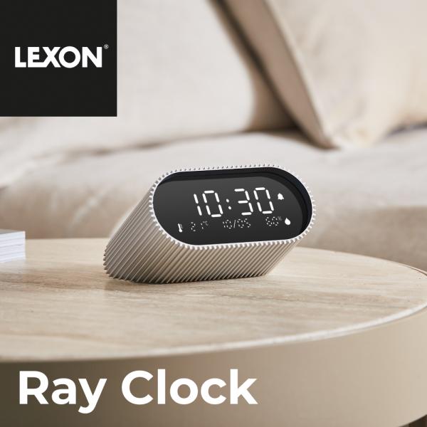 Ray Clockアラームクロックは、やさしい目覚めと穏やかな夜に欠かせないパートナー。ピュアブラックのVA液晶画面で常に見やすく、温度や湿度センサーも搭載。日々の快適な生活に役立つ情報を手軽に確認できます。