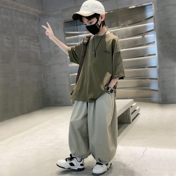 韓国子供服 セットアップ キッズ 子供ジャージ 男子 上下 スウエット 運動着 トップス ボトムス 男児 ベビー服 双子 誕生日 プレゼント 上品 ナチュラル ゆったり シンプル お祝い お出かけ お食事会 小学生 通学着 新作 110cm...