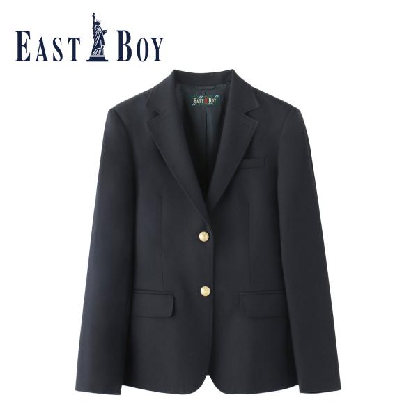 ●ブランド：EASTBOY●素材：表地 ウール50%/ポリエステル 50%●サイズ：9、11 （詳細は下記）●カラー：ネイビー●原産国：中国●特長：学生服の人気ブランド、EASTBOY（イーストボーイ）のスクールブレザーです。ネイビーベース...
