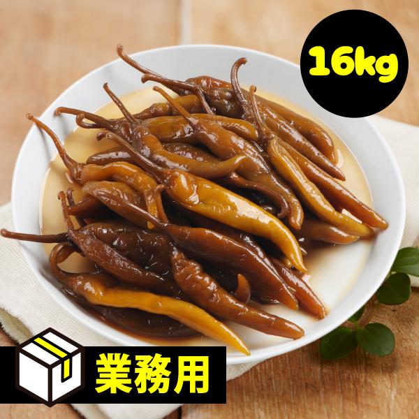 商品名 1180 韓国市場 唐辛子【醤油漬け】品目 漬物原材料名 青唐辛子、醤油、砂糖、米酢、キトサン／L-グルタミン酸ナトリウム、酒精、サッカリンナトリウム内容量 16kg原産国名 中華人民共和国賞味期限 別途記載栄養成分表示（100g当...