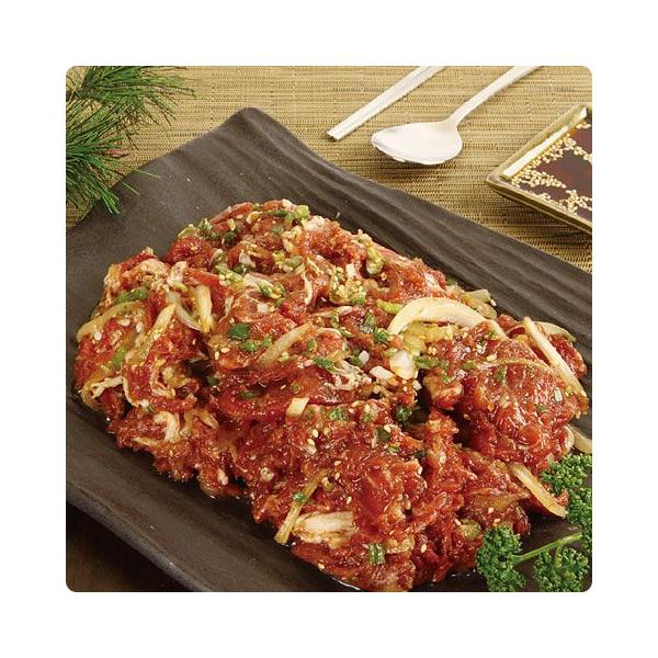 名称ヤンニョム(味付け)牛プルコギ原材料名牛肉(アメリカ産)、牛カルビソース、玉ねぎ、胡椒、料理酒内容量約1kg賞味期限別途記載保存方法要冷凍（-18℃以下で保存してください）製造者(株)世亜企画　埼玉県戸田市笹目8-11-14特徴本場韓国...