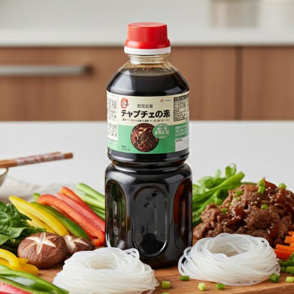 名称 チャプチェの素原産国 韓国内容量 560g賞味期限 別途表記保存方法 直射日光及び高温の場所を避け、すずしい場所に保管してください原材料 しょうゆ（国内製造）、砂糖、食用調合油、おろしにんにく、醸造酢、発酵調味料、食塩、黒こしょう／酒...