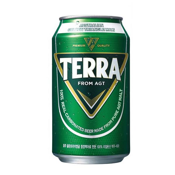 名称 jinro TERRA テラビール / 缶ビール原材料名 精製水、麦芽（豪州産100％）、澱粉（ロシア・ハンガリー・セルビア産）、ホープ（ドイツ・アメリカ産）、酸度調節剤、酵素、栄養強化剤アルコール 4.6度内容量 缶ビール・355m...