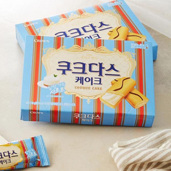 名称 菓子原材料名 砂糖、植物油脂、液全卵、小麦粉、ショートニング、水飴、粉乳、チョコレート、チーズ、食塩 、ゼラチン / 加工でん粉、乳化剤、膨張剤、D-ソルビトール、酒精、香料、(原材料の一部に小麦、牛乳、卵、豚肉を含む)内容量 77g...