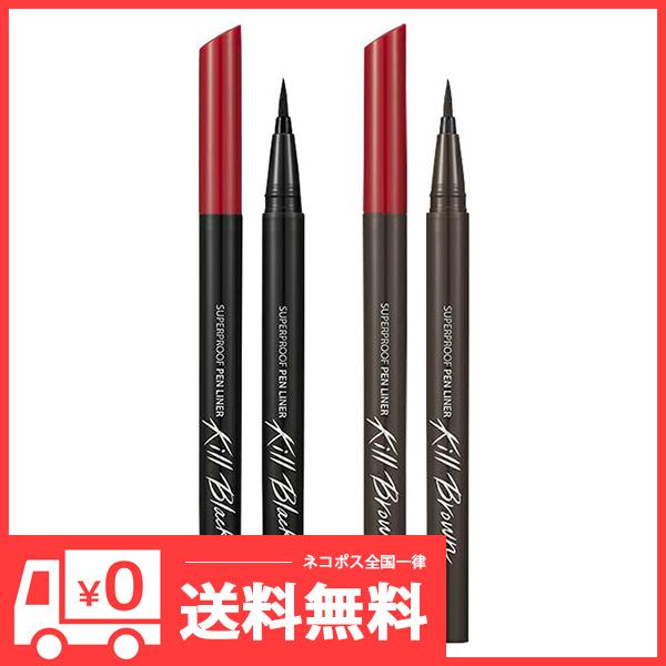 名称 [CLIO]スーパープルーフペンライナー内容量 0.55ml原産国名 韓国特徴 ●スーパープルーフ仕様汗・水・皮脂に強く、メイクがにじみにくい設計。。●描きやすい筆先手ブレしにくく、繊細なラインも自在に描けます。●高発色インクひと描き...