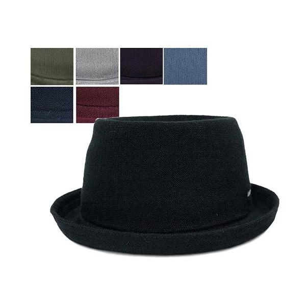 KANGOLの定番となったバンブー素材を使って、シンプルでありながら柔らかくしなやかな質感の良いポークパイハットです。竹素材は綿とも麻とも違うサラッとした素材感を持ち、天然の抗菌性や高い吸湿性を特徴とする快適素材。ニット素材ですが、裏糸を熱...