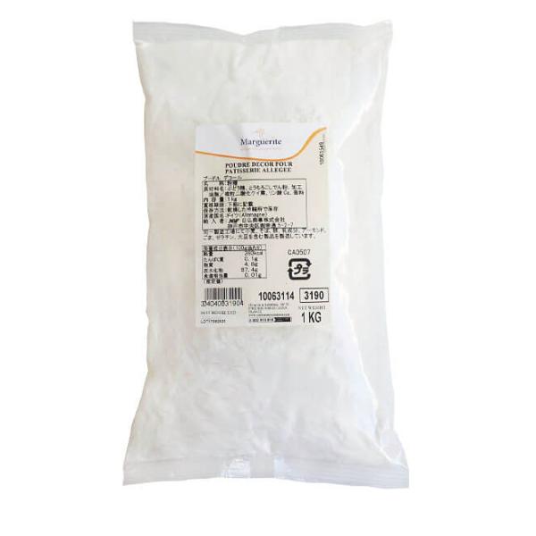 ※お取り寄せ商品の為ご購入後のキャンセルはできません。納期:約2週間〜3週間●ヨーロッパのメーカー『マルグリット』の泣きにくい粉糖になります。タルトやクリームの上などのデコレーションにも最適です。アントルメなどに使用後、冷蔵庫・冷凍庫で保存...