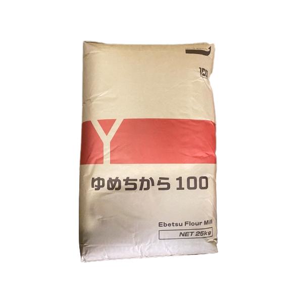 ※お取り寄せ商品の為ご購入後のキャンセルはできません。納期:約1週間〜2週間●超強力小麦『ゆめちから』を100％使用した小麦粉です。蛋白含有量が多く、従来の国産小麦にはない強靭なグルテン質、吸水率の高さが特長です。灰分:0.60％蛋白:12...