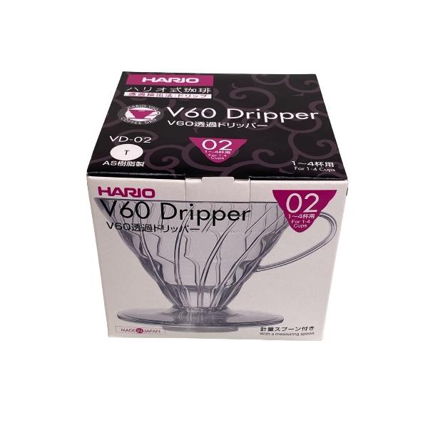 ●1〜4杯用のドリッパーです。V型円すい形なのでドリッパー内の珈琲粉の層が厚くなり、お湯が中心に向かって流れることで粉に長く触れ、珈琲の旨味をしっかり抽出できるデザインです。2007年度グッドデザイン賞受賞。V60計量スプーン付き。●サイズ...