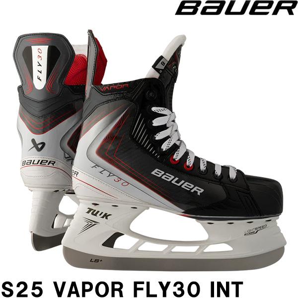 ■BAUER（バウアー）スケート　S25　VAPOR　FLY30　InterVAPOR FLY30は、快適さとパフォーマンスという2つの要素を念頭に置いて開発された。快適な足首のパッドと、柔軟性と柔軟性に優れたブーツで、友達と氷上で過ごす長...