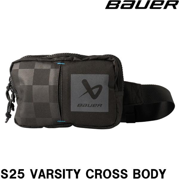 ■BAUER（バウアー）BAG　S25　VARSITY　CROSS　BODY日常的に持ち歩く必需品をすべて手の届くところに収納できます。スマートフォン、サングラス、その他の日用品を収納できる大きなメインコンパートメントを備えています。さらに...