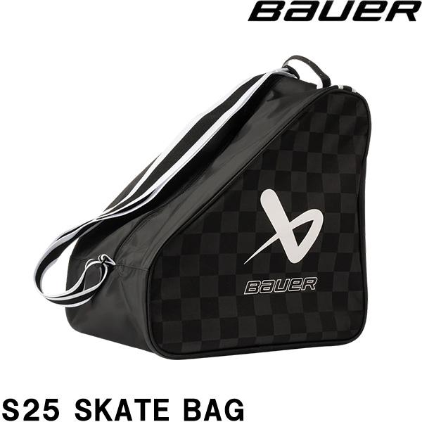 ■BAUER（バウアー）BAG　S25　SKATE　BAG池やスケートリンクへ向かう途中でスケート靴をジャグリングする必要はもうありません。あらゆる凍った場所へスケート靴を簡単に持ち運べるように設計されています。●どんなスケート靴でも収納で...