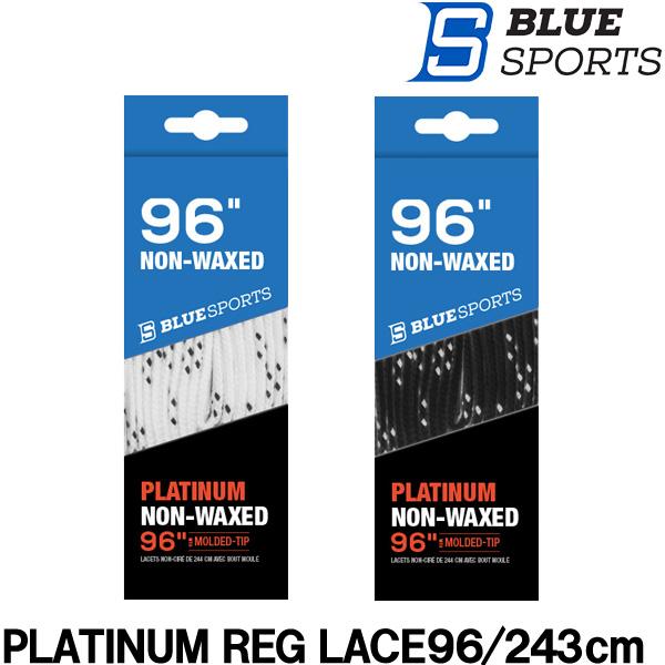 ■BLUE SPORTS（ブルースポーツ）靴紐　ELITE　LACE　PLATINUM　NON　WAXED●96/243cm※写真とパッケージが異なる場合があります。ご了承ください。検索ワード：アイスホッケー、ヒモ、クツヒモ