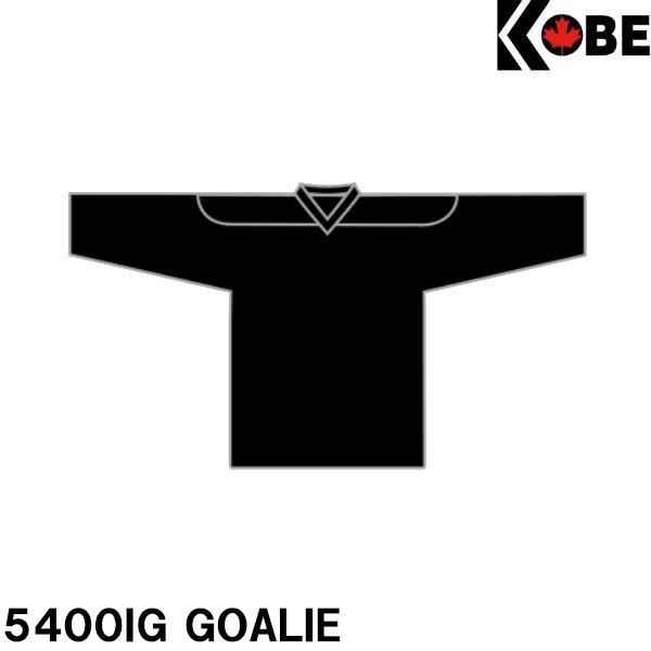 ■KOBE（コーベ）ジャージ　5400IG　GK●ファブリック：100％ポリエステル（ミッドウェイトプロニット）●シングルショルダー＆エルボー、ミッドウェイトプロニットジャージ検索ワード：アイスホッケー、練習着、ジャージ、ゴーリー、ゴールキ...