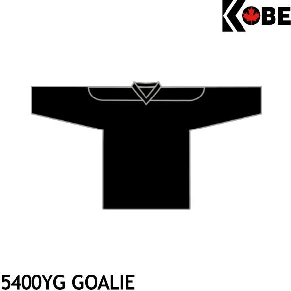 ■KOBE（コーベ）ジャージ　5400YG　GK●ファブリック：100％ポリエステル（ミッドウェイトプロニット）●シングルショルダー＆エルボー、ミッドウェイトプロニットジャージ検索ワード：アイスホッケー、練習着、ジャージ、ゴーリー、ゴールキ...