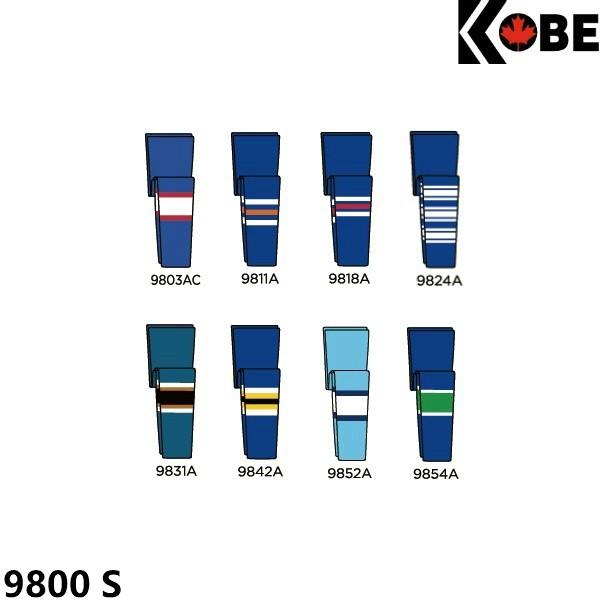 ■KOBE（コーベ）ソックス　9800　S　BLUE BASE●YouthSize●65% POLYESTER、35% COTTON※お取り寄せについて国内在庫があれば2週間〜1ヶ月程度で配送可能となりますが国内に在庫がなく海外からのお取り...