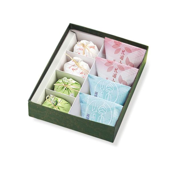 春の味覚が詰まった季節限定のギフトです。大切な方への贈り物にどうぞ。※予告なくパッケージの仕様変更をさせていただく場合がございます。・賞味期限一壺天：製造日より20日野づつみ：製造日より20日花遊山：製造日より20日栗山家：製造日より30日...