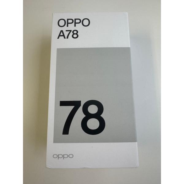 【発売日：2023年01月07日】商品状態OPPO A78 4G ― ミッドレンジの実力派スマートフォン、未使用品です。未使用品（開封済み）電源を入れておらず、一切使用していない未使用の状態です付属品はすべて揃っています（本体・充電器・ケー...