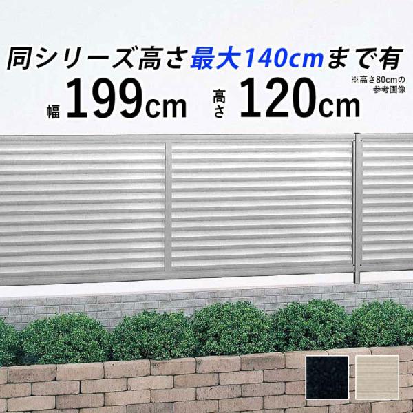 目隠しフェンス ガーデンフェンス商品詳細　■商品名：目隠しフェンス DIY 四国化成 外構 柵 シンプルルーバーフェンス 全国送料無料　■隣家や道路からの視線をカットしつつ、風を通す横ルーバータイプのアルミ形材フェンス　■フェンス材質：サビ...