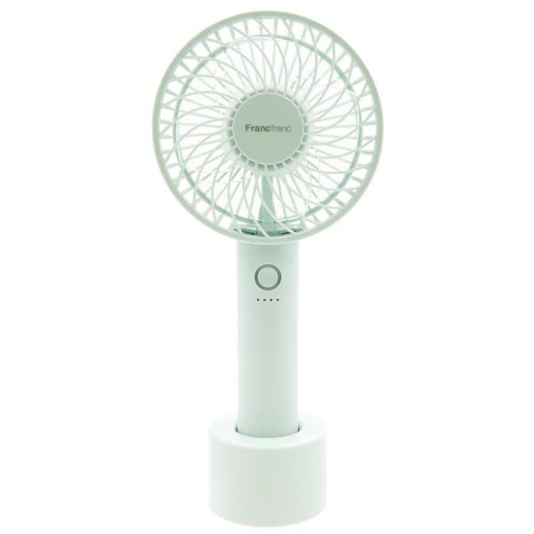 夏の定番「フレハンディファン」 卓上でも携帯型でも使える2WAYタイプのUSB充電式ハンディファン場！ ファッションに合わせて選べる豊富なカラーバリエーションで、今年もFrancfrancが「持ち歩ける涼しさ」をお届けします。  風量はボタ...