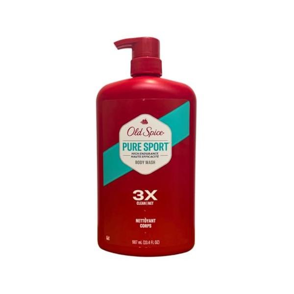 Old Spice オールドスパイス ピュアスポーツ 987ml PURE SPORT ボディーソープ 正規輸入品デオドラントブランド「OLD SPICE」のボディウォッシュ　PURE SPORT (ピュアスポーツ)容量　33.4oz / ...