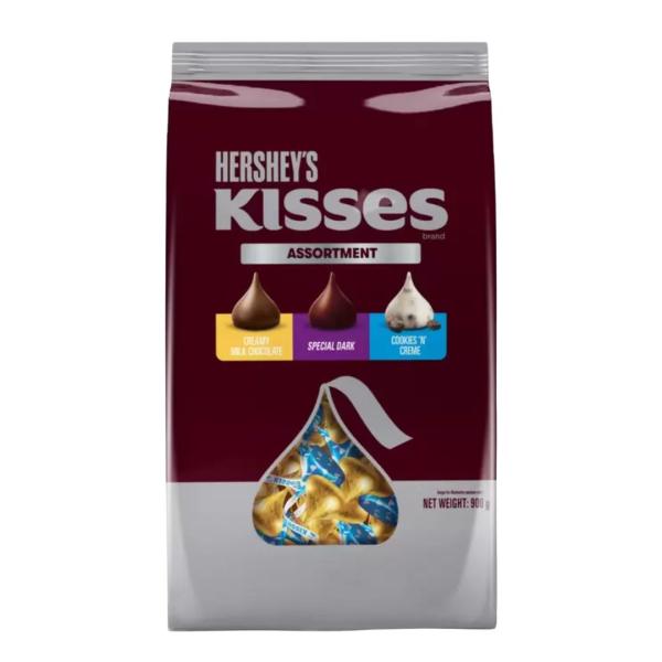 ハーシー チョコレート キスチョコレート Kisses 3種 アソート 900g 大容量 コストコ 1907 年にハーシーが誕生させた「キスチョコレート」は、アメリカのシンボル的なチョコレートでロングセラー商品。キュートでユニークなとがった...