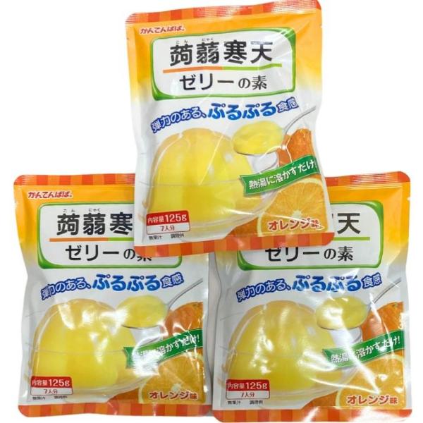 ■商品特徴もちもち＆ぷるぷる食感こんにゃくの弾力×寒天の歯切れのよさ＝もちもち&amp;ぷるぷる食感♪常温で溶け出さないので、お弁当に入れても◎さっぱりした甘みとフレッシュなオレンジ色で、誰もが楽しめるデザート。■原材料名・注意糖類（砂糖（...