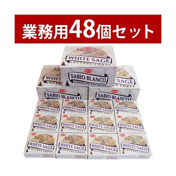 お得な業務用48箱セットです。ヘビーユーザーの方にもおすすめ。清潔感のある爽やかなハーブの香りで、大変人気のお香です。コーンタイプのお香は、一気に香りが広がる為、広い場所や開け閉めの多い玄関などにおススメです。HEM（ヘム）はインドのムンバ...
